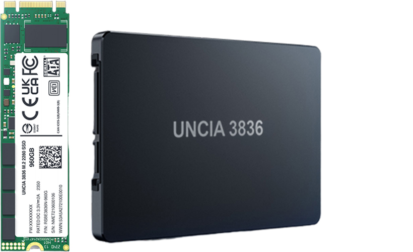 UNCIA 3836 Series Enterprise SATA SSD-CellByte Technology