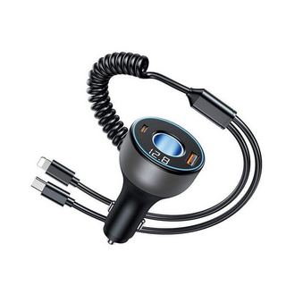 DK Seires Fast car charger with wires and cigarette lighter hole-Han ...