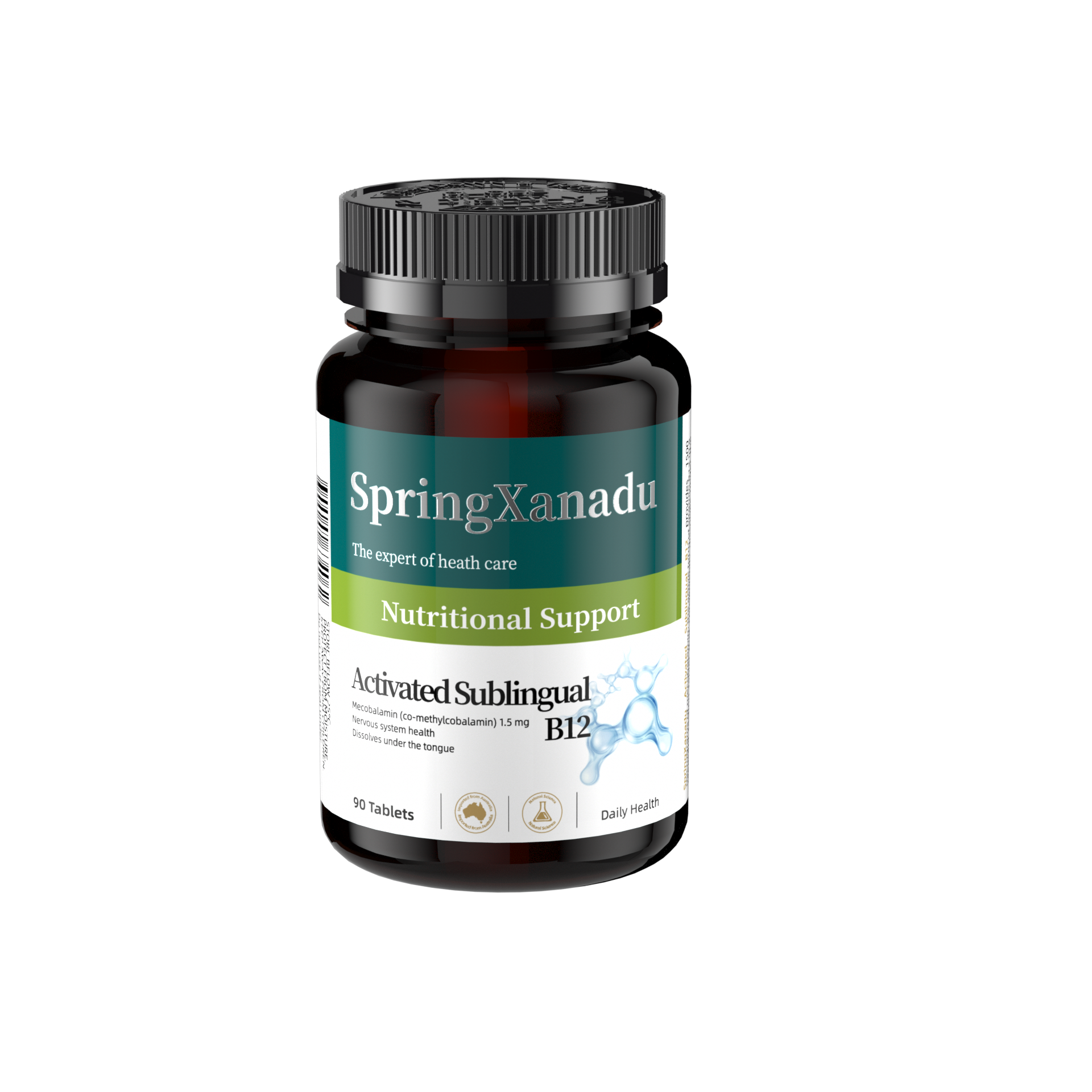 Springxanadu Activated Sublingual B12-Springxanadu