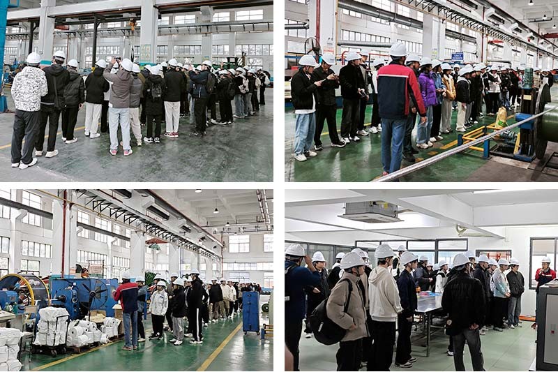 GXU Teachers and Students Visit Jiayou Cable, Experiencing Technology ...