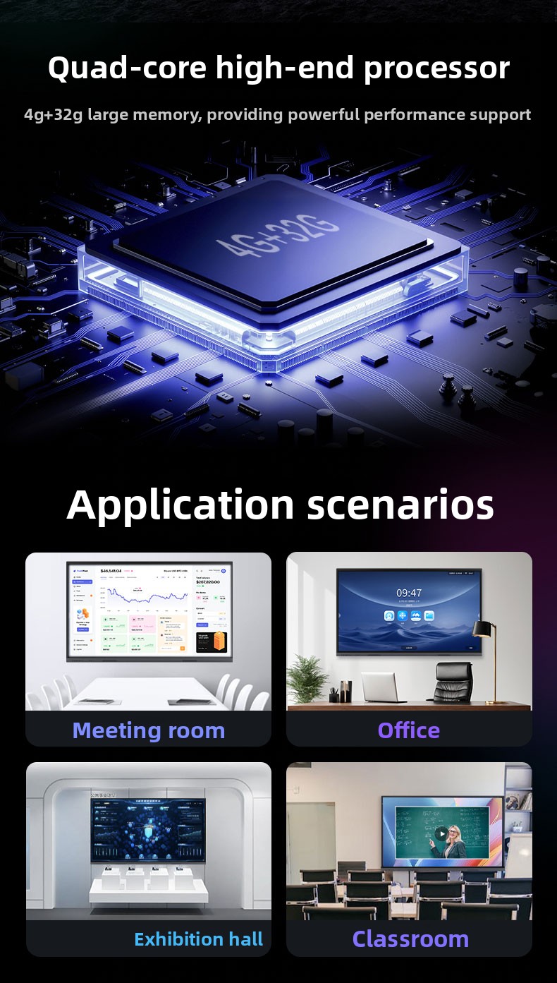 BOE E4 Series Conference All-in-One Touch Screen Mobile Flat Panel TV ...