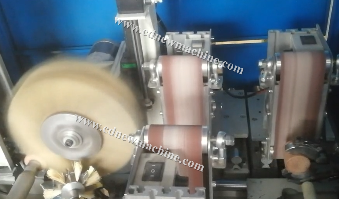 Automatic Wood Toys Sanding Machine | Four Sided Wood Column/Cylinder ...