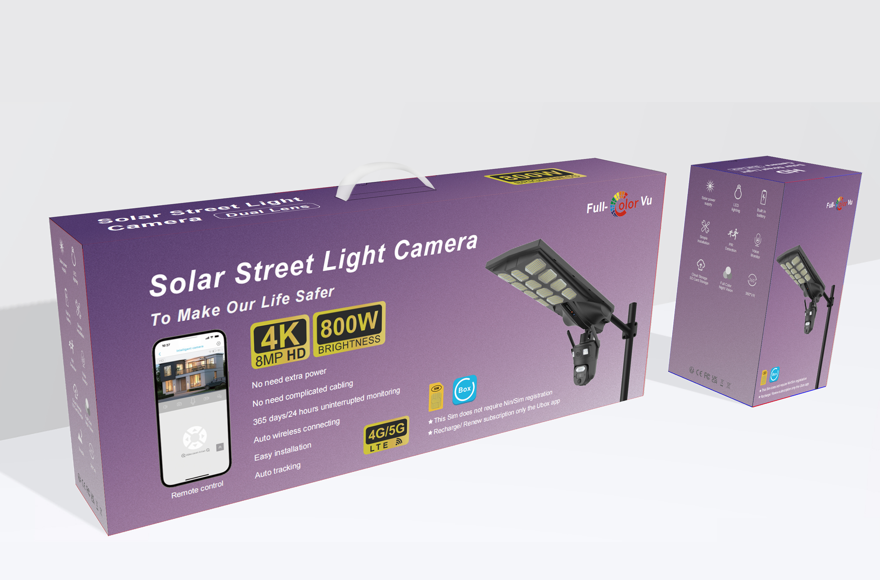 LD800-4G-Ubox camera solar