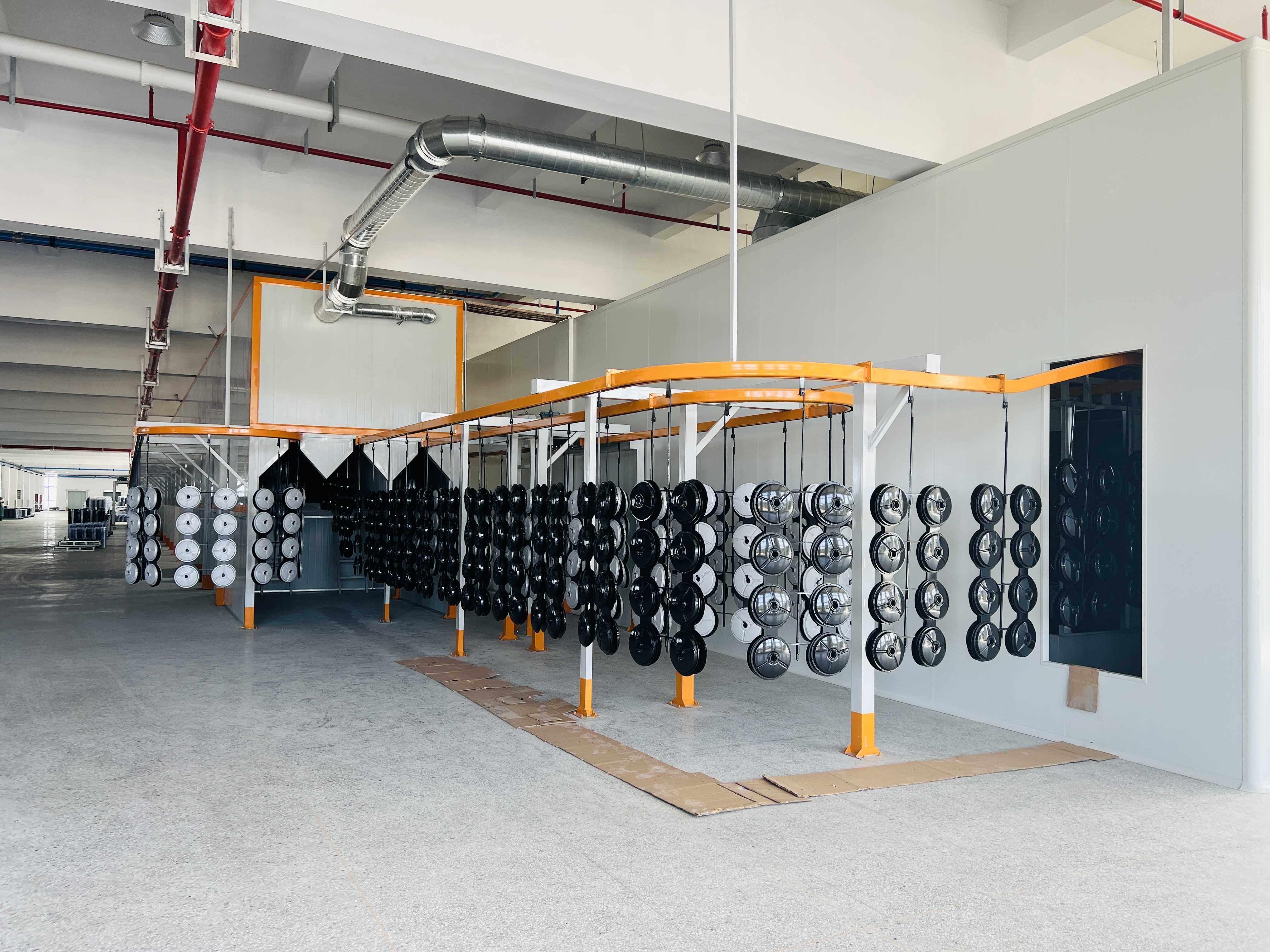 Electric bike Hub Powder Coating Production Line