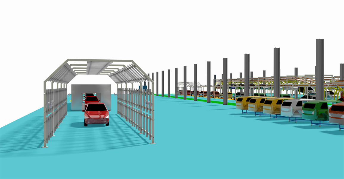 SKD Automobile Assembly Line CKD