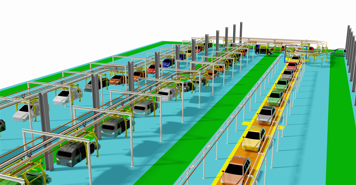 SKD Automobile Assembly Line CKD