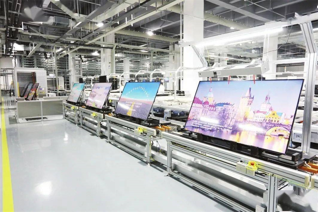TV assembly line Television production line