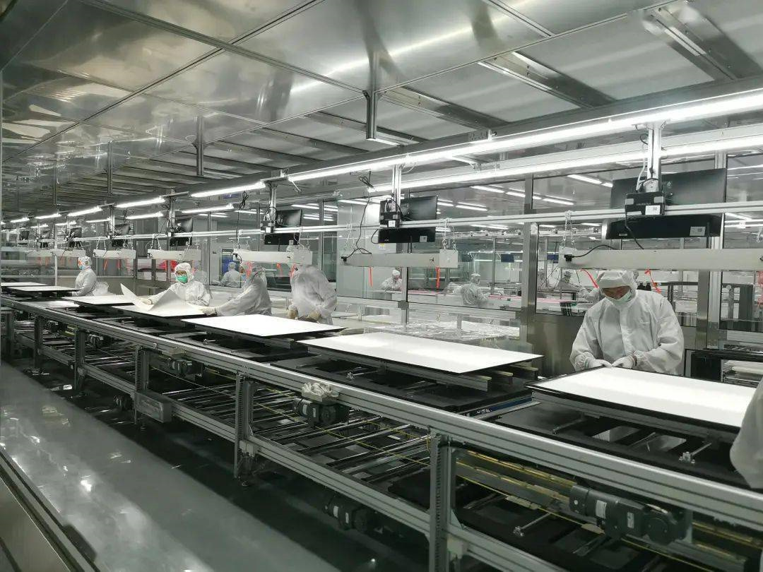 TV assembly line Television production line