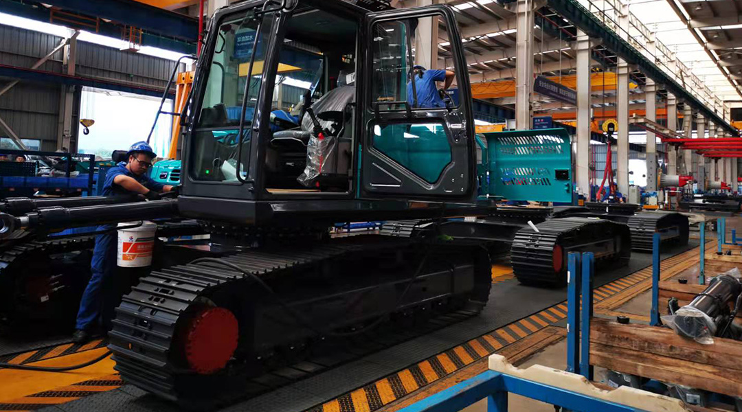 Excavator Assembly line Production line