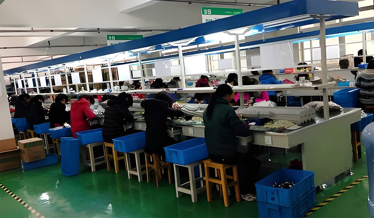Water pump production line