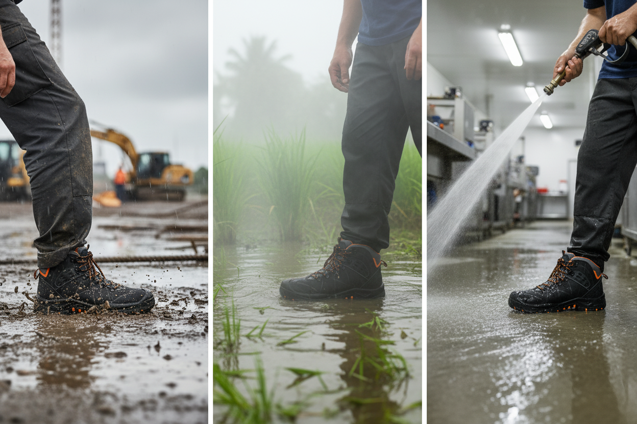 Safety Shoes for Wet Environments-official website