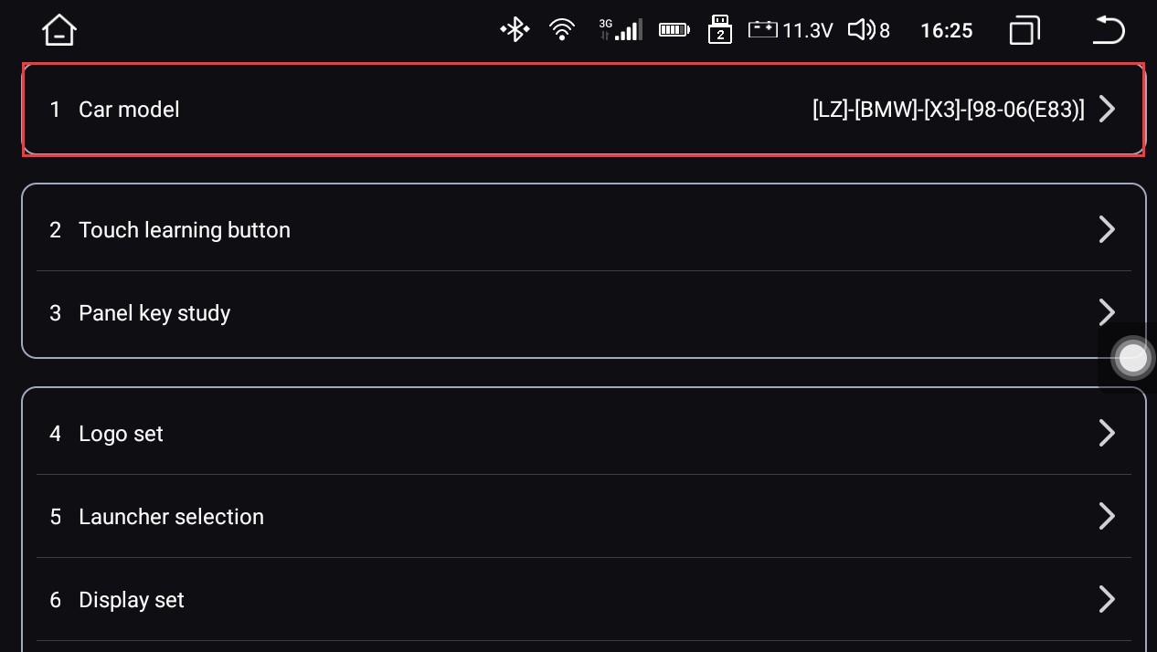 Car information system-CANBUS Settings FAQ
