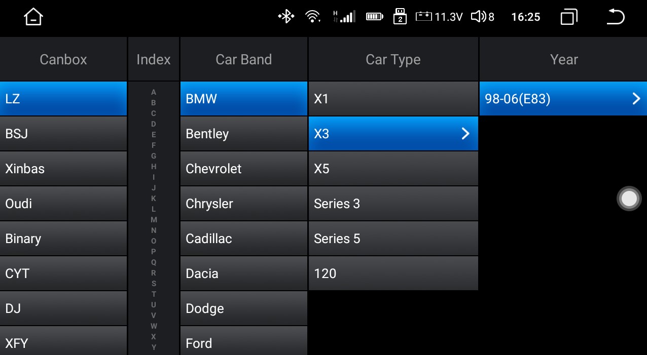 Car information system-CANBUS Settings FAQ
