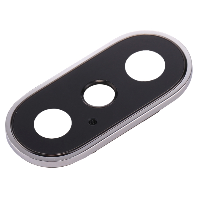 REPLACEMENT FOR IPHONE X REAR CAMERA LENS (SILVER)-Rico Electronic ...