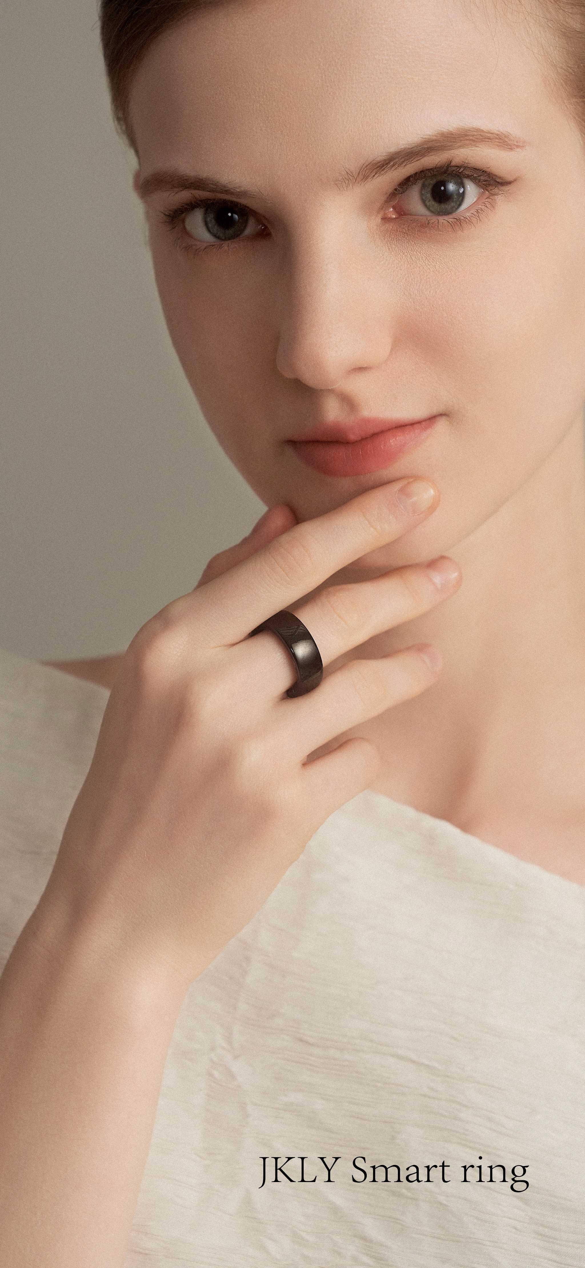 JKLY smart ring, Black-Shanghai JKLY Trading Co., Ltd