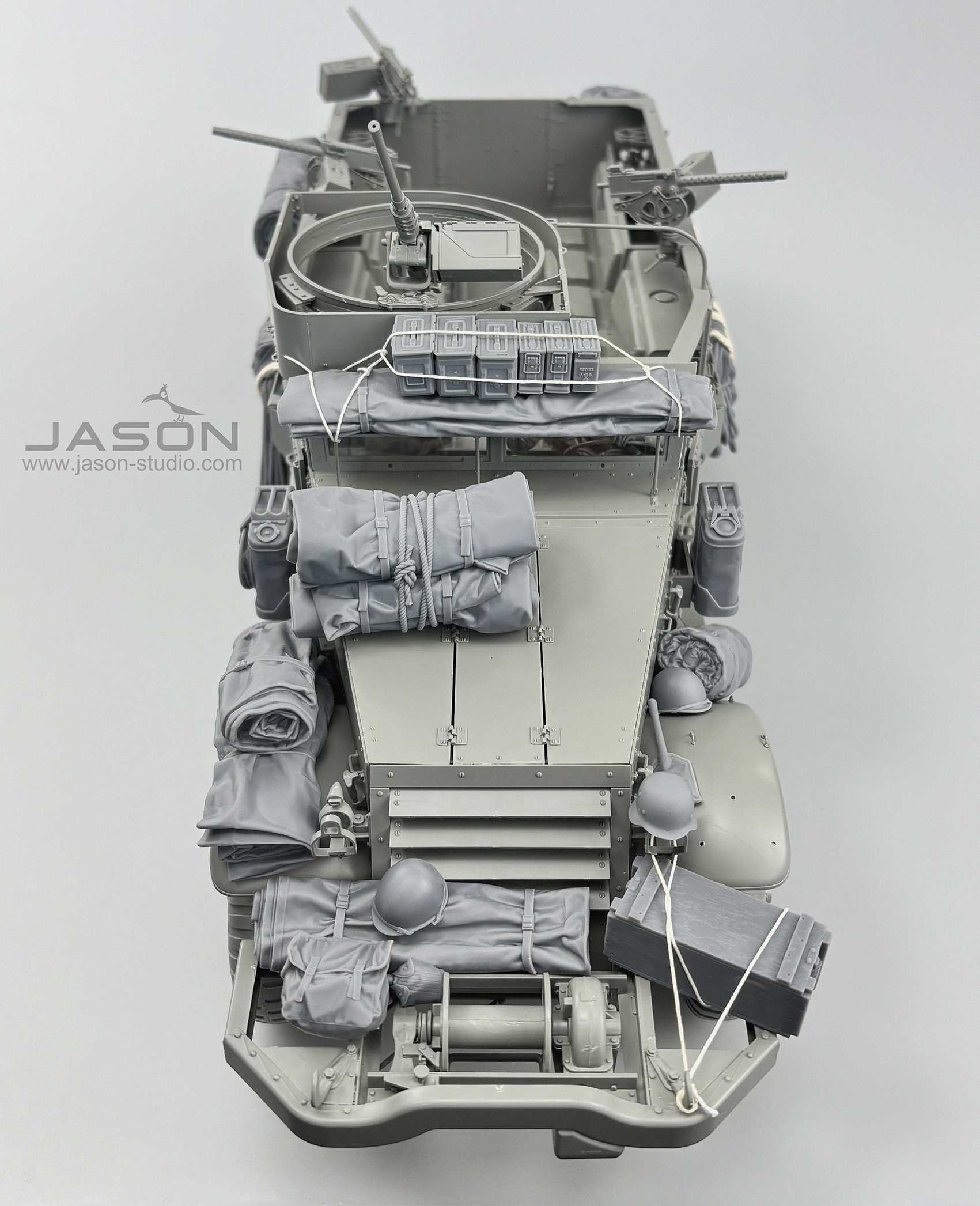 M3/M3A1 US HALFTRACK ACCESSORY SET (JS-16034)-Jason Studio