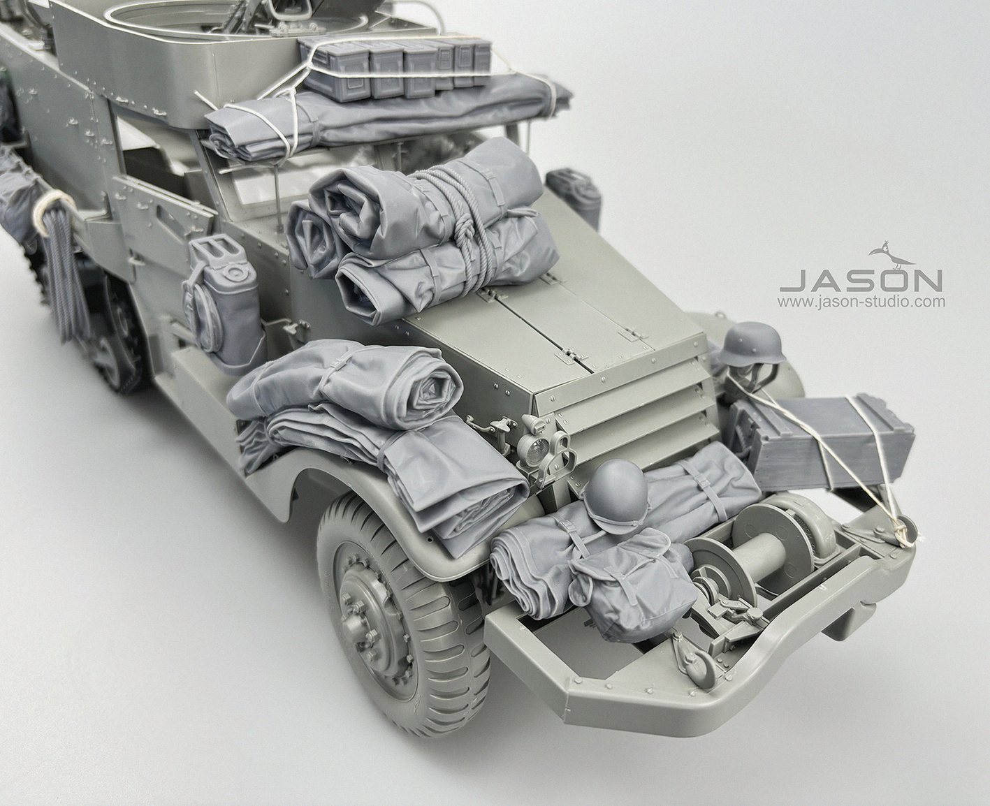 M3/M3A1 US HALFTRACK ACCESSORY SET (JS-16034)-Jason Studio