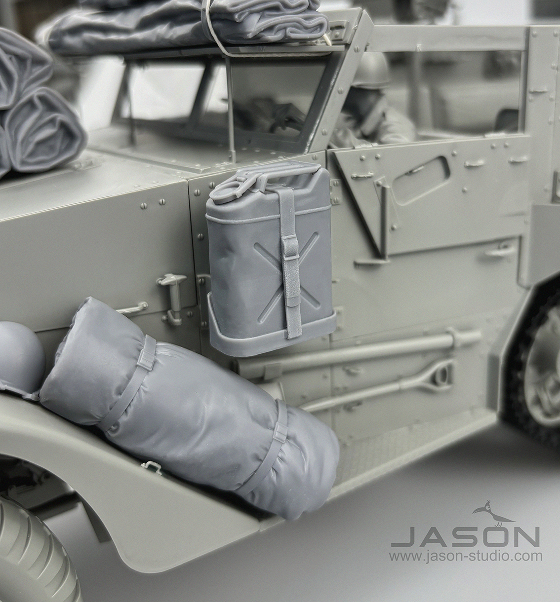 M3/M3A1 US HALFTRACK ACCESSORY SET (JS-16034)-Jason Studio