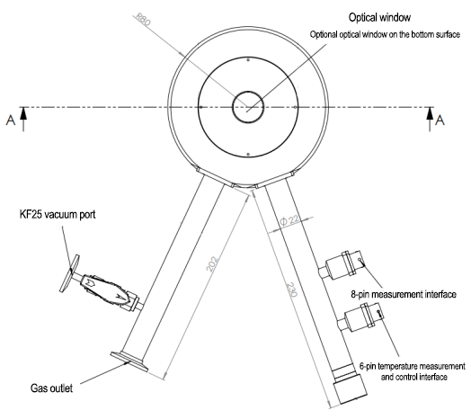 Microscope continuous flow cryostat-Dexinmag