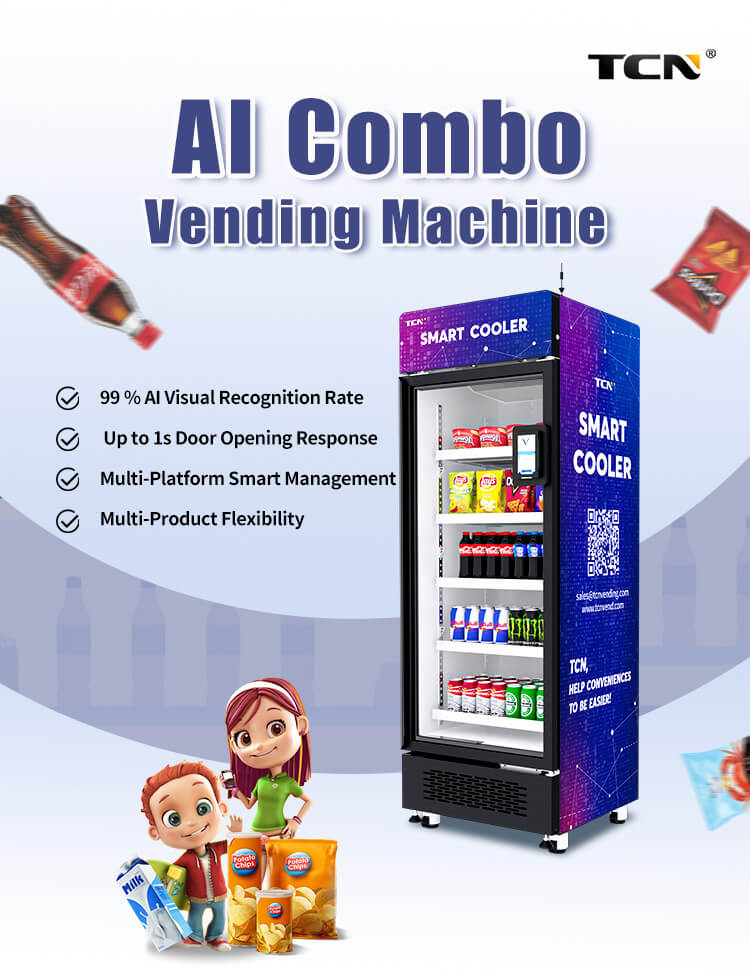 TCN Al Combo Vending Machine 510L