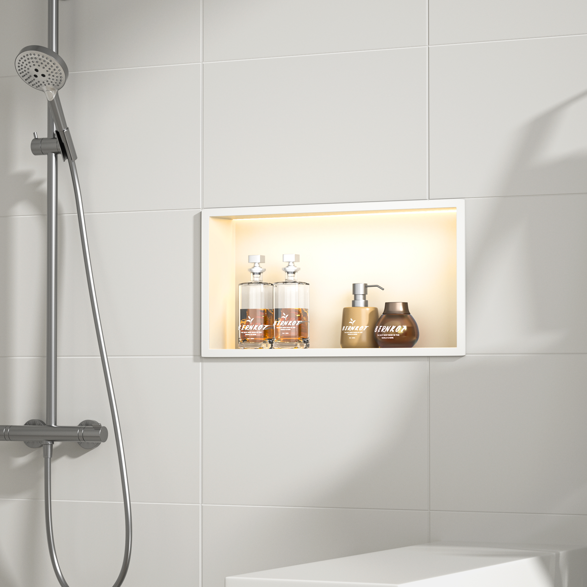 BAL Stainless Shower Niche with Led-企业官网