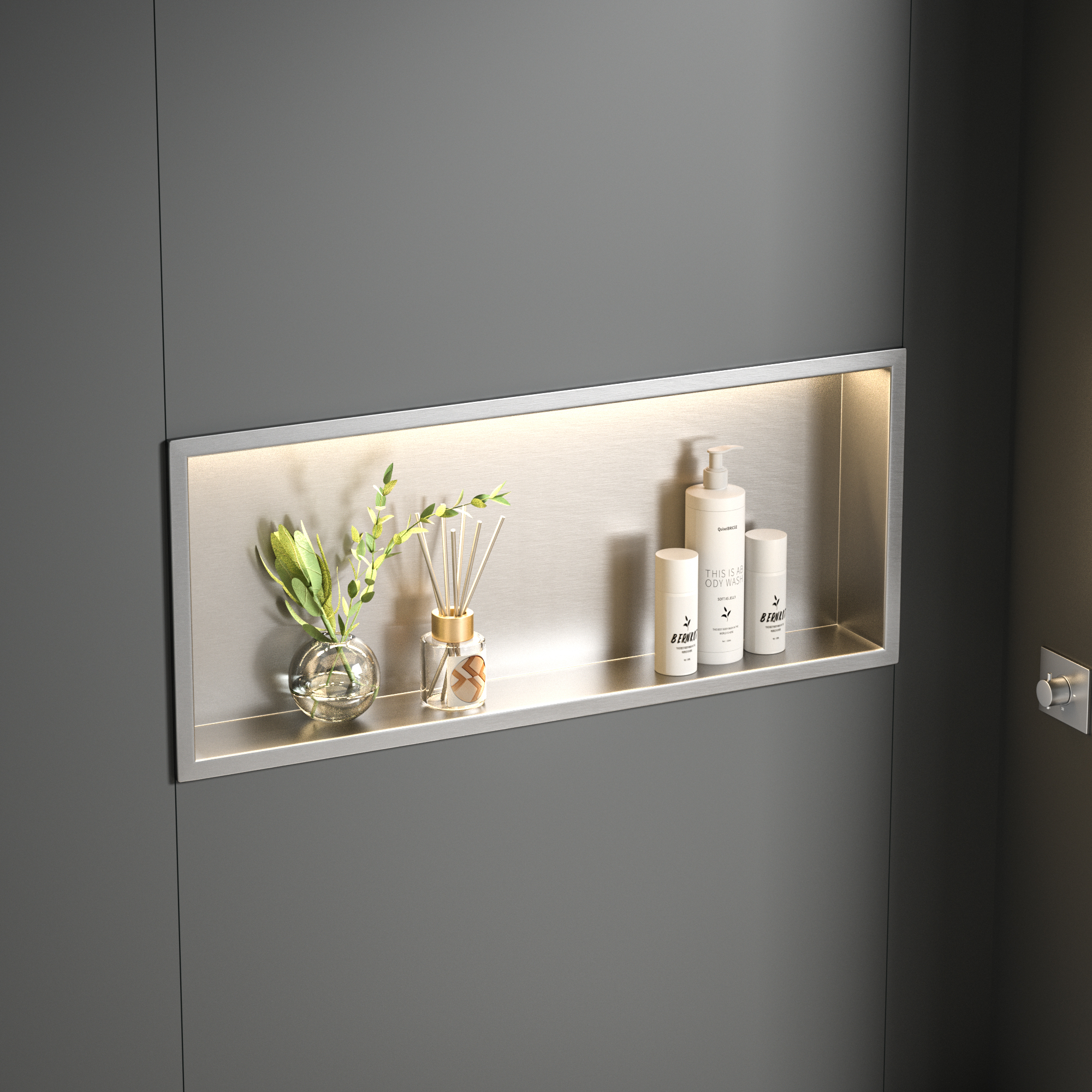 BAL Stainless Shower Niche with Led-企业官网