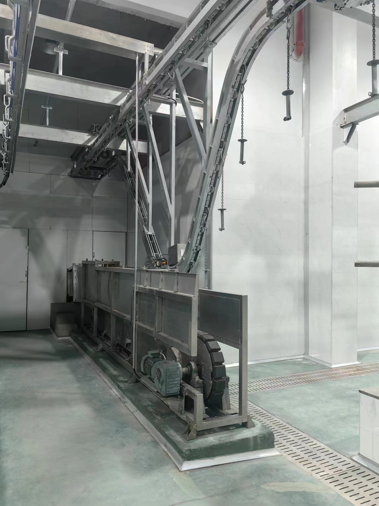 pig slaughtering house abattoir carcass hoisting equipment lifting ...